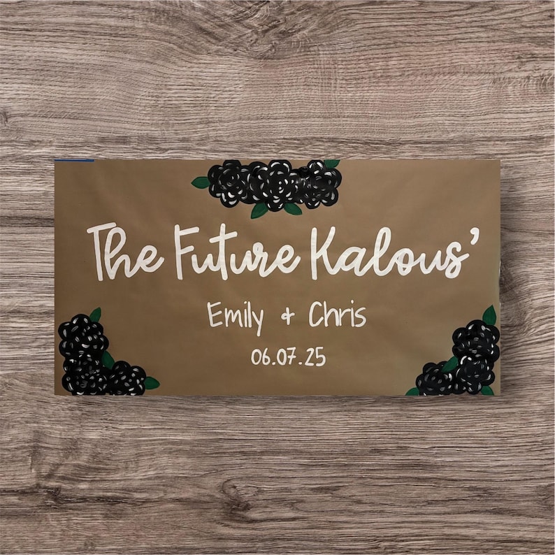 Personalized Printed Butcher Paper Banner: Custom Party Decor - Etsy