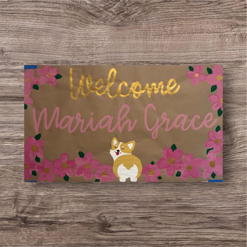 Personalized Printed Butcher Paper Banner: Custom Party Decor - Etsy