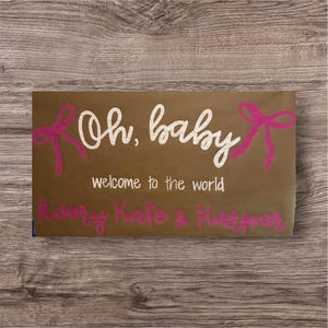 Personalized Printed Butcher Paper Banner: Custom Party Decor - Etsy
