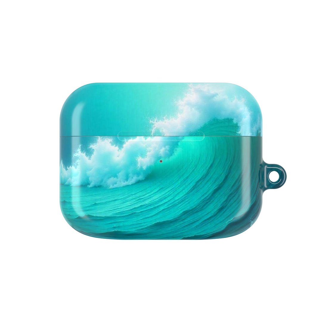 Ocean Wave AirPod Case, Waterproof Cover, Ocean Aesthetic Accessory ...