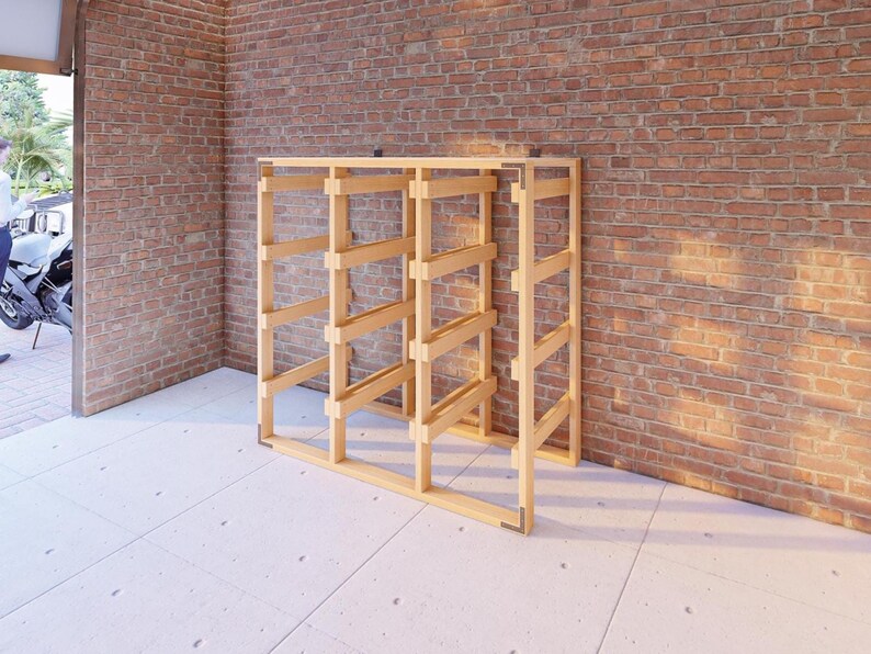 DIY Tote Storage Rack Plan | 3x4 12-unit for 27 Gallon Totes | PDF ...
