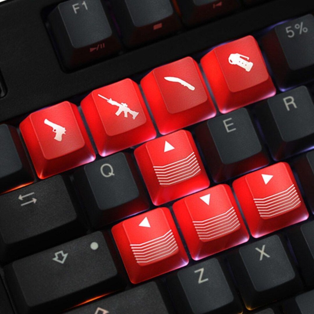 Game Crossfire ABS Mechanical Keyboard Translucent Keycaps - Etsy