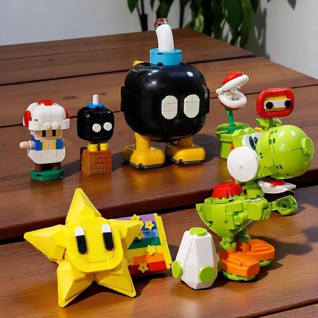 Super Mario Bros Building Blocks, Yoshi Luigi Star Assembly Question ...