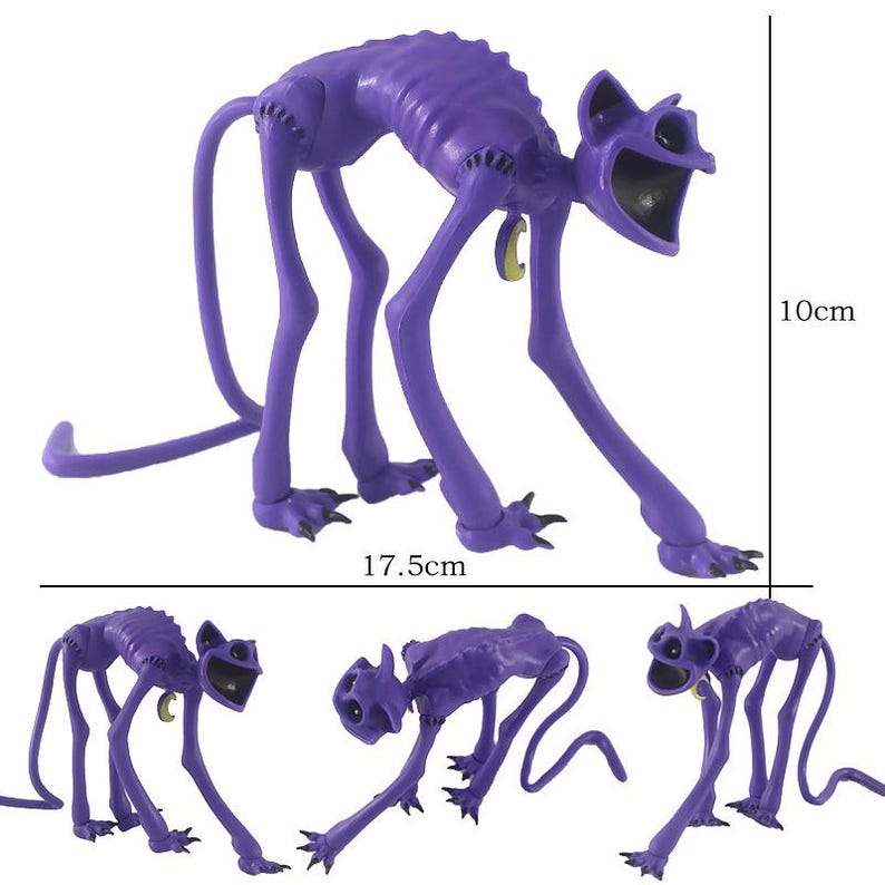 Smiling Critters Figure Cat, PVC Model Anime Action Figures Model Toys ...