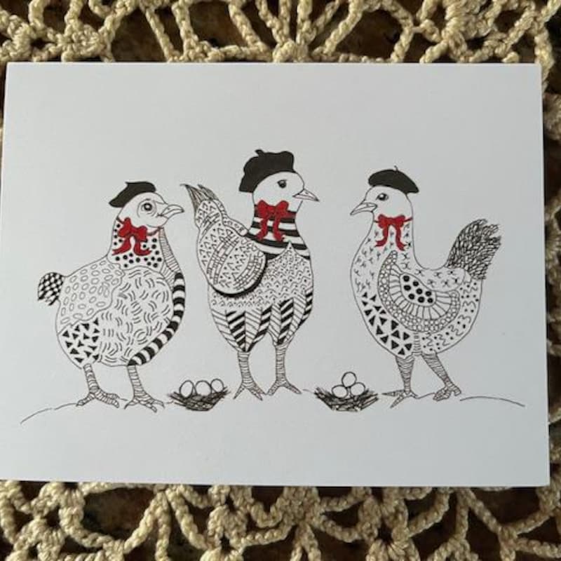 Three French Hens - Etsy
