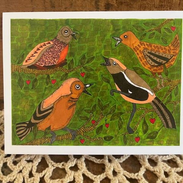 4 Calling Birds - Etsy