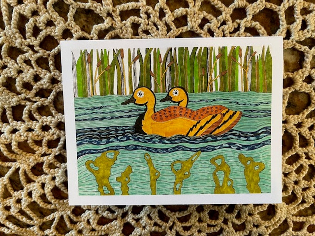 Duo Duck Card - Etsy