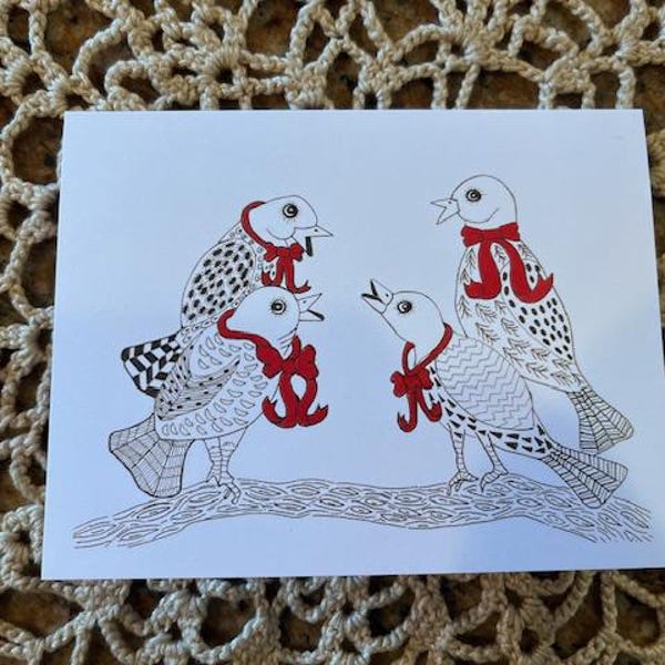 4 Calling Birds - Etsy
