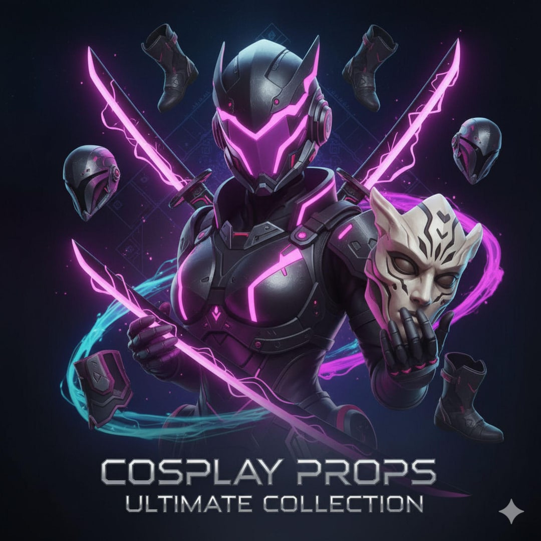 Cosplay STL Mega Pack, Massive Cosplay STL Bundle, 3D Printable Armor ...