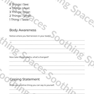 Emotional Regulation Printable Bundle – Trauma-informed Worksheets ...