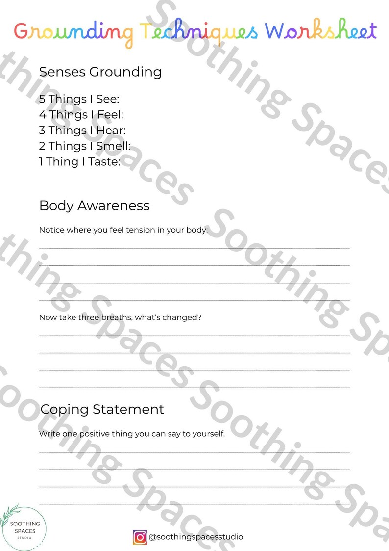 Emotional Regulation Printable Bundle – Trauma-informed Worksheets ...