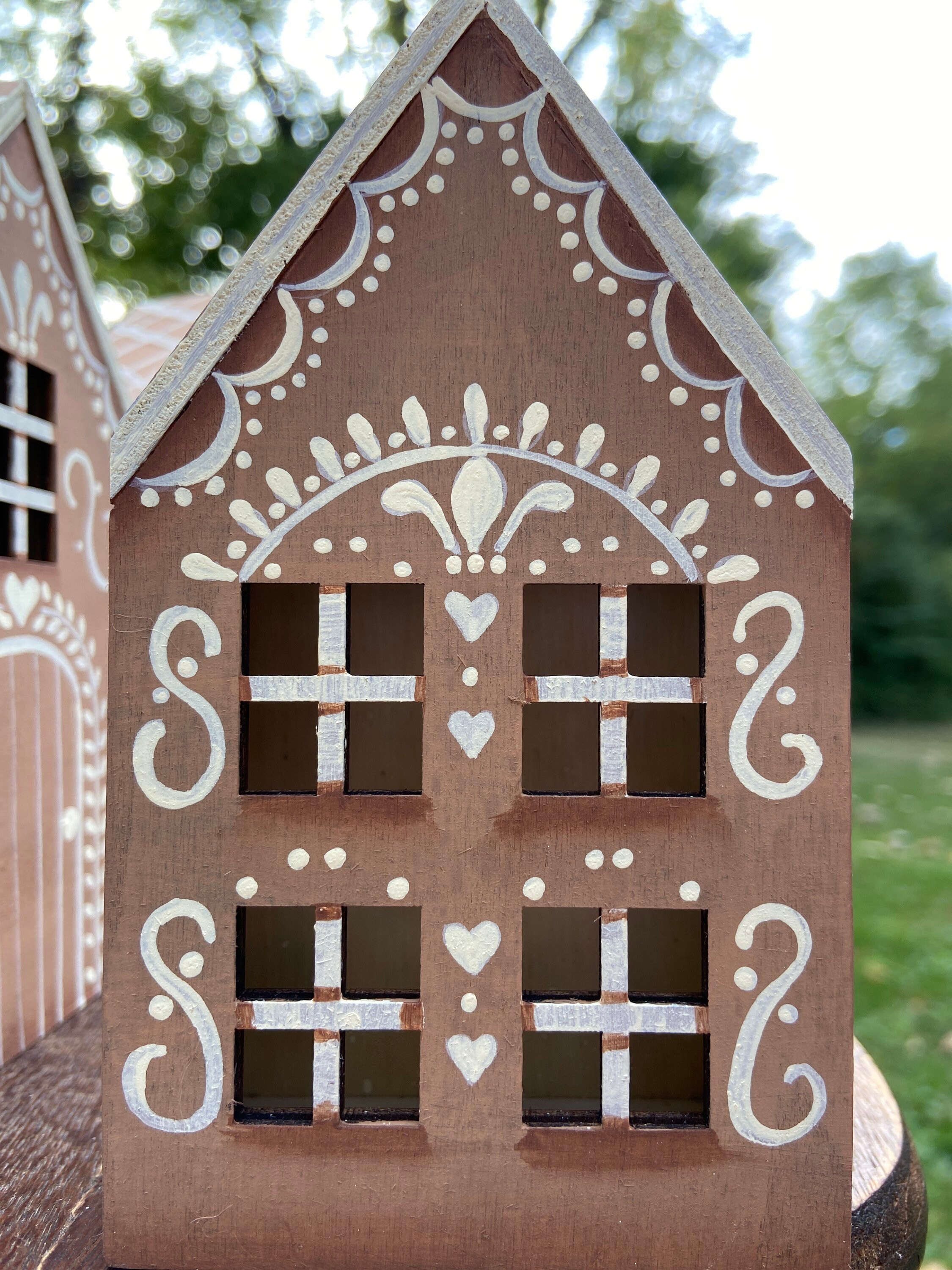 OOAK 3 Tiny Trio Hand Painted Gingerbread Houses - Etsy