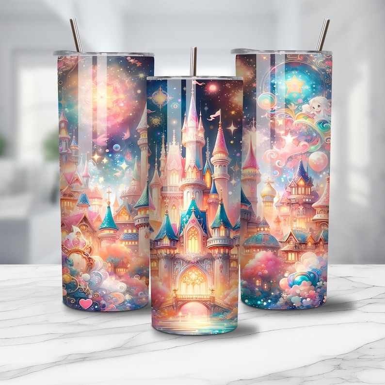 Magic Ears Tumbler Wrap PNG, 20oz Cartoon Character Tumbler, Magic ...