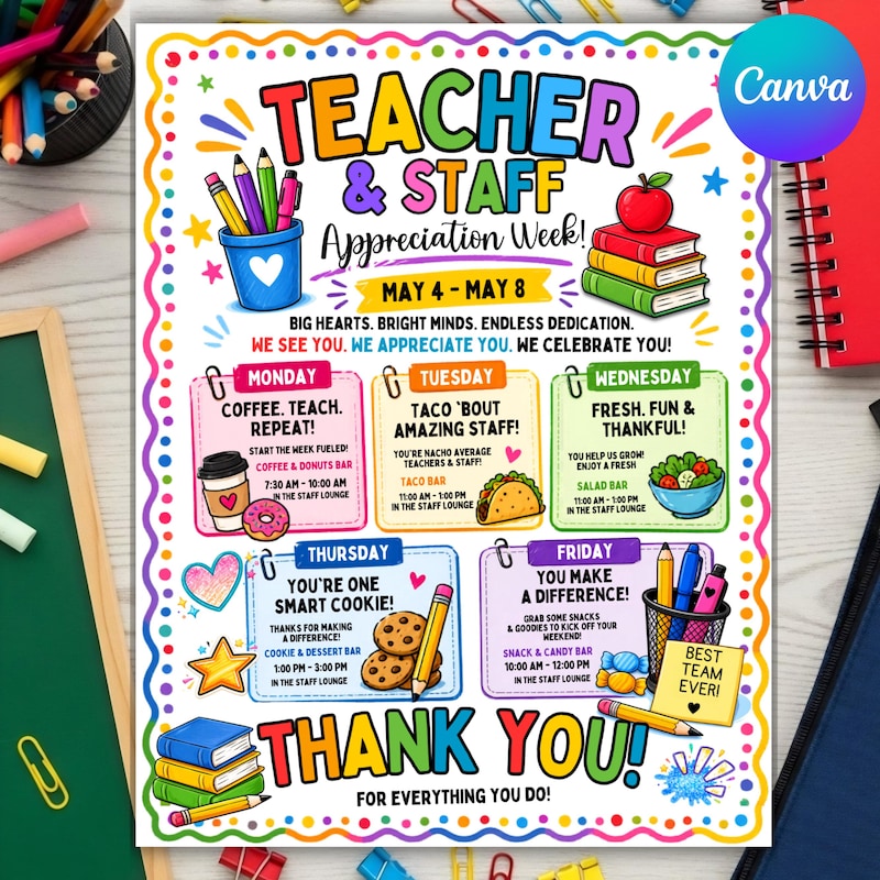 Pta Poster Templates - Etsy