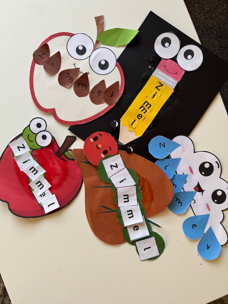 Editable Name Craft Bundle: Preschool & Kindergarten Learning (PDF ...