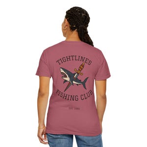 Cool Fishing Club T-shirt, Gift for Anglers, Casual Wear, Ocean Lovers ...