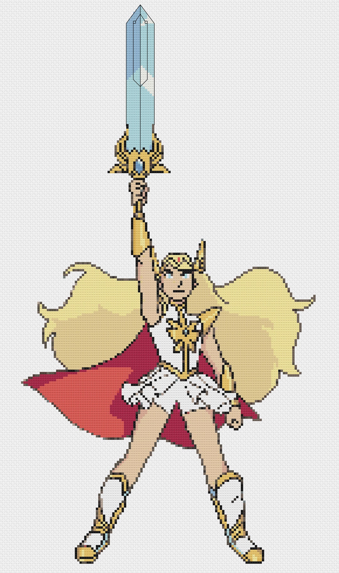She-ra Cross Stitch Pattern - Etsy