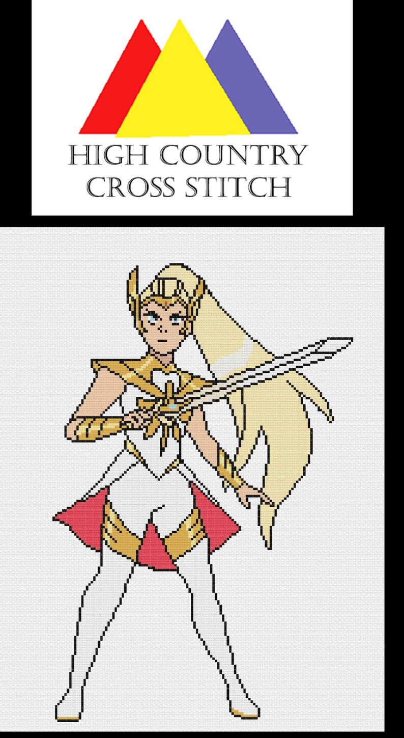 She-ra 2.0 Princesses of Power Cross Stitch Pattern | Etsy