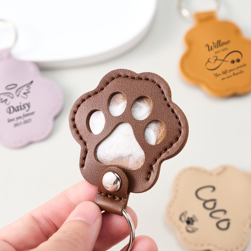 Cat Keychain Keepsake - Etsy