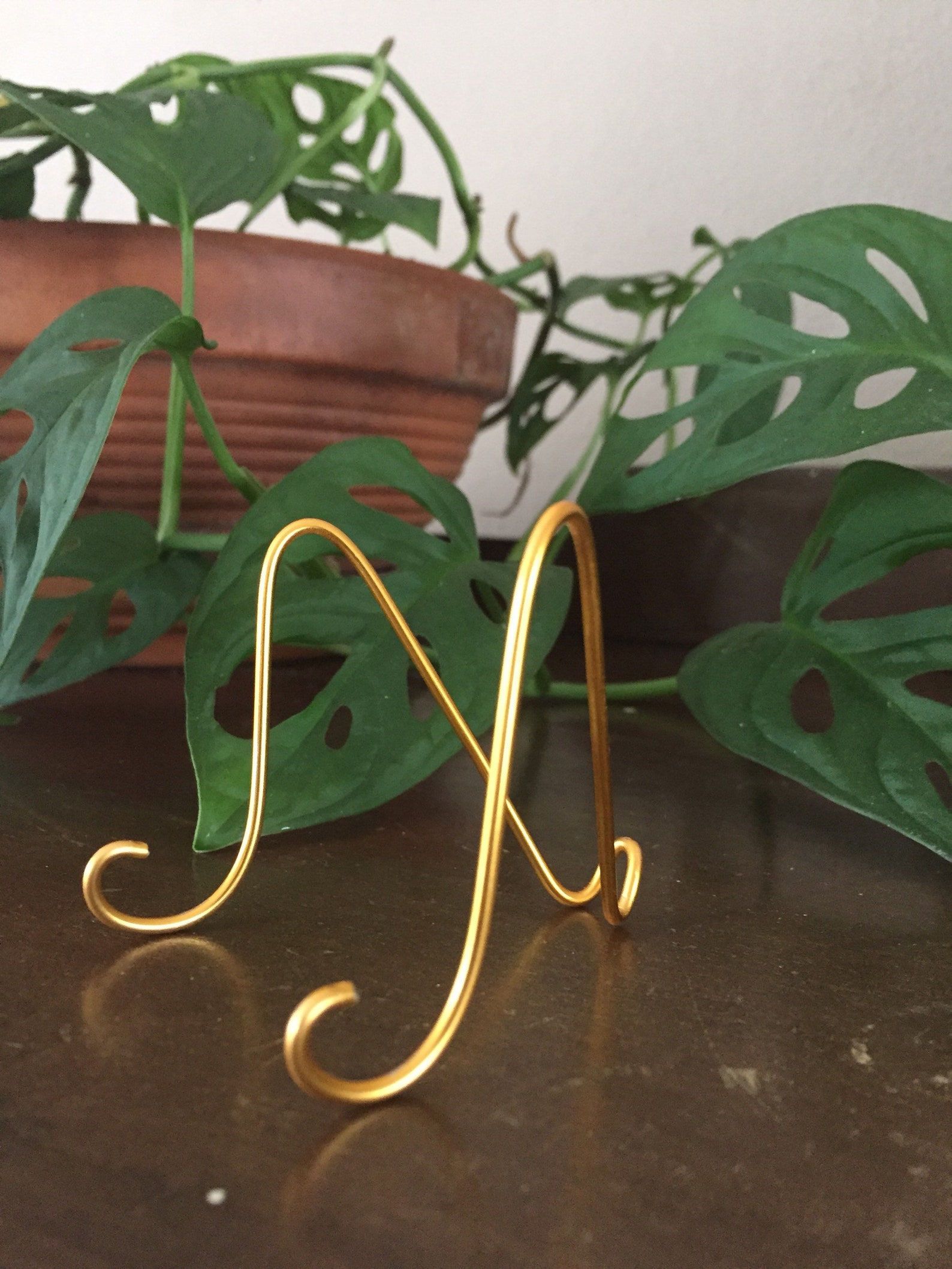 30 Pk Gold Medium 4x4 TILE Mini Holders Stand Easel Tiles 4x4 1/4 ...