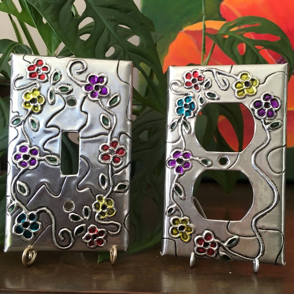 Silver Outlet Covers - Etsy