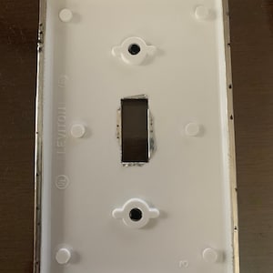 Moon and Stars Blue Silver Metal Single Switch Plate Switchplate Light ...