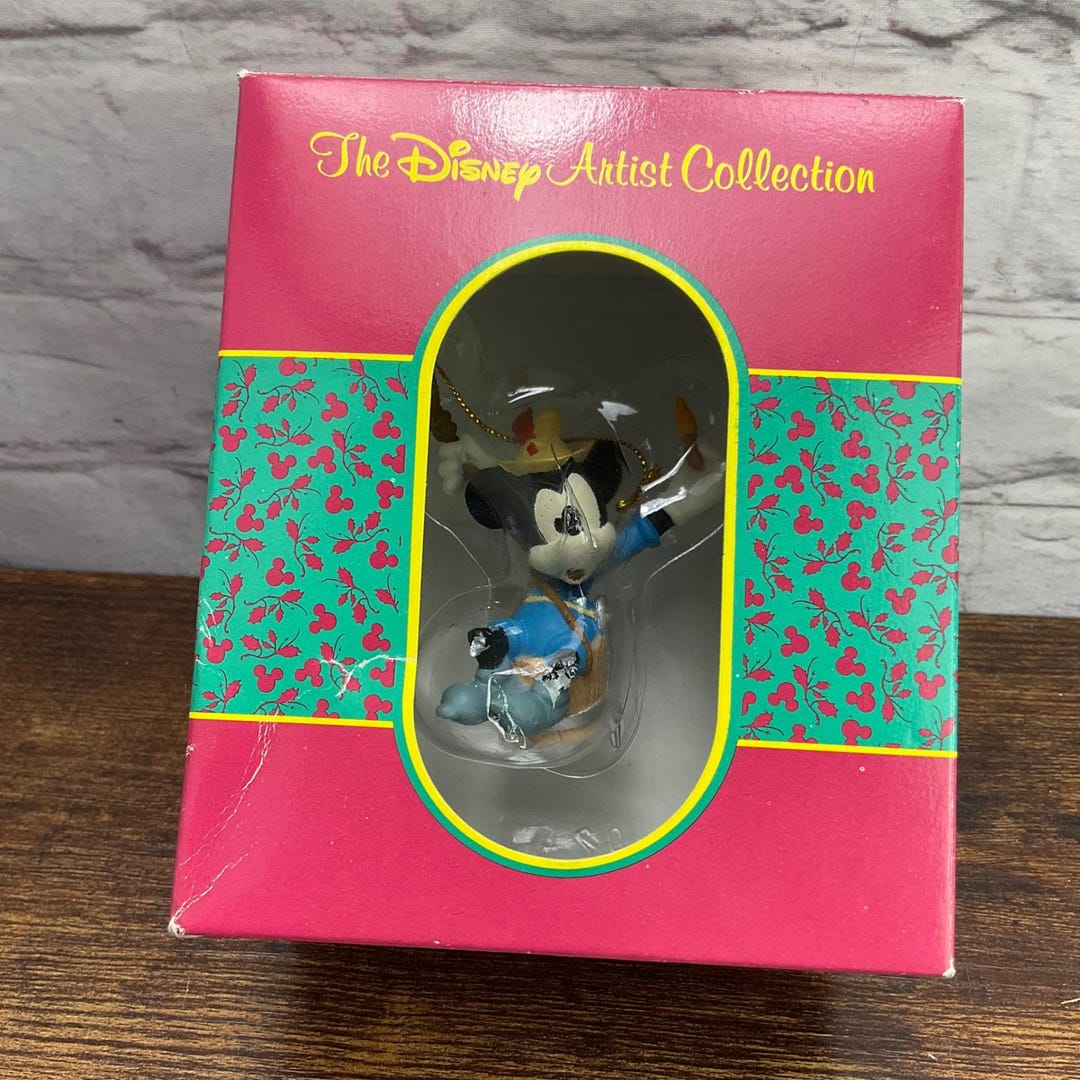 Disney Artist Collection Mickey Mouse Beary Little Trapper Ornament - Etsy