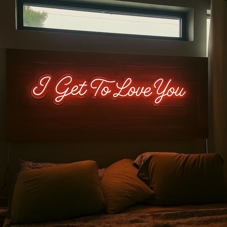 Custom LED Neon Sign: Personalized Home & Bedroom Decor - Etsy