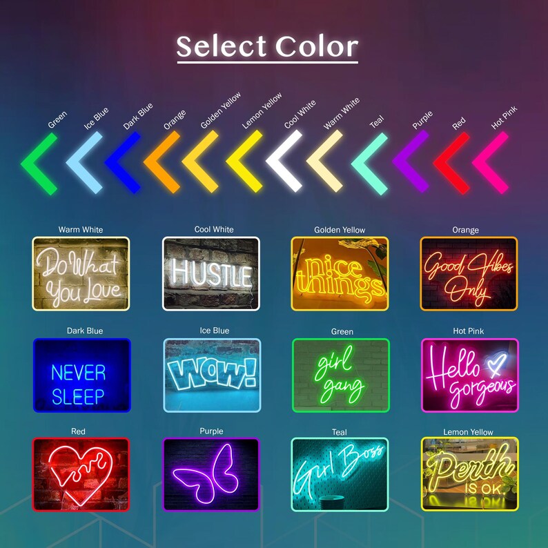 Business Neon Sign, Custom LED Sign, Business Logo Sign, LED Sign, Wall ...