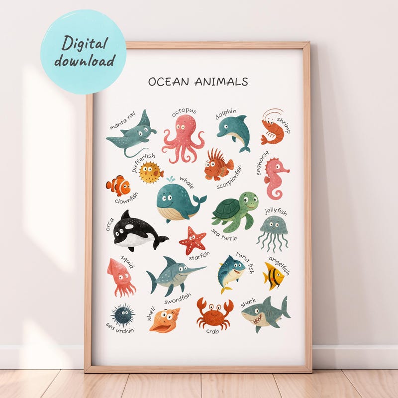 Animals Poster - Etsy