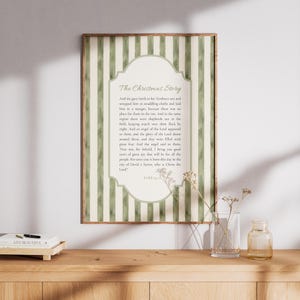 Modern Christian Christmas Wall Art Set Bible Verse Holiday Posters ...