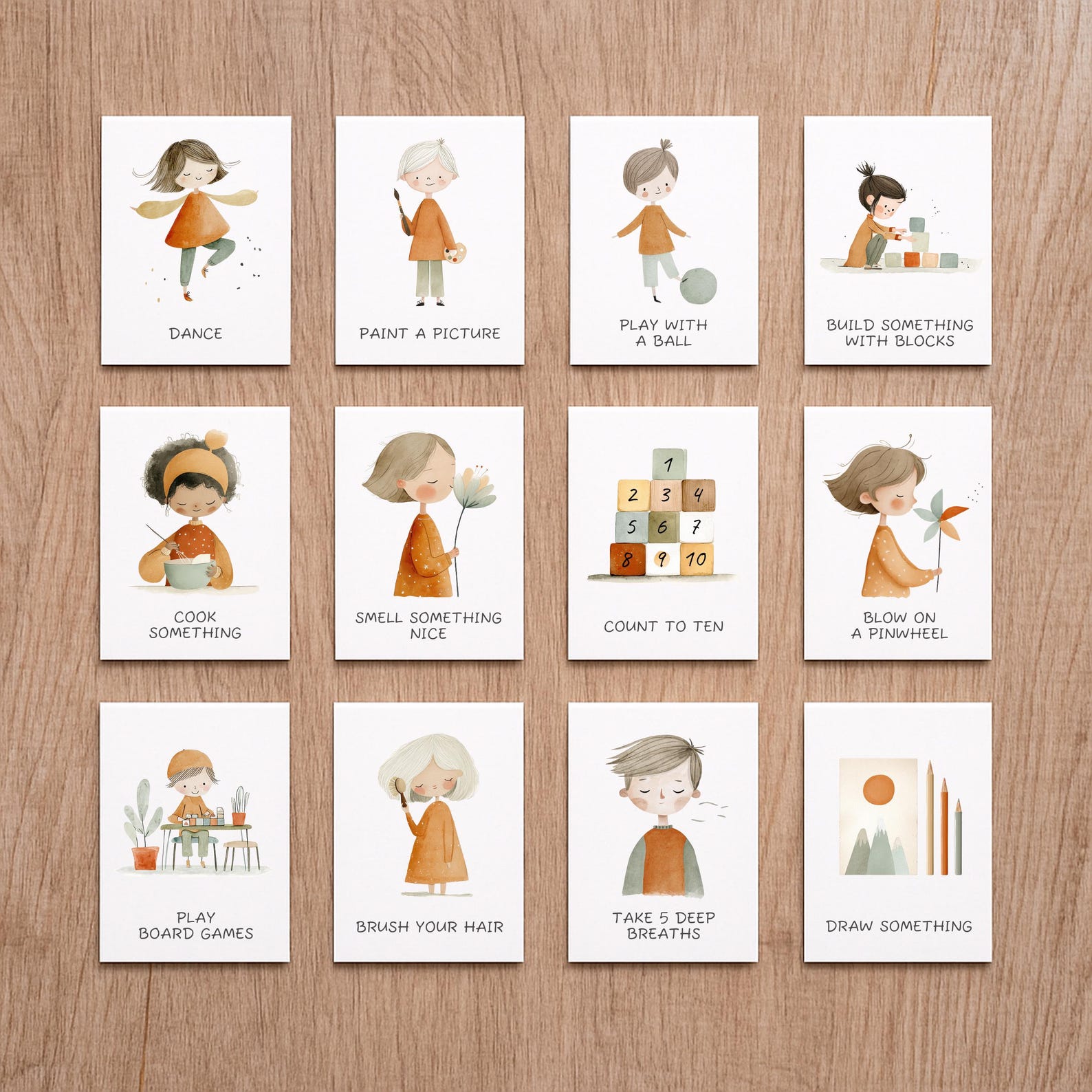 Calming Corner Flashcards, Сalming Сorner Classroom, Calming Strategies ...