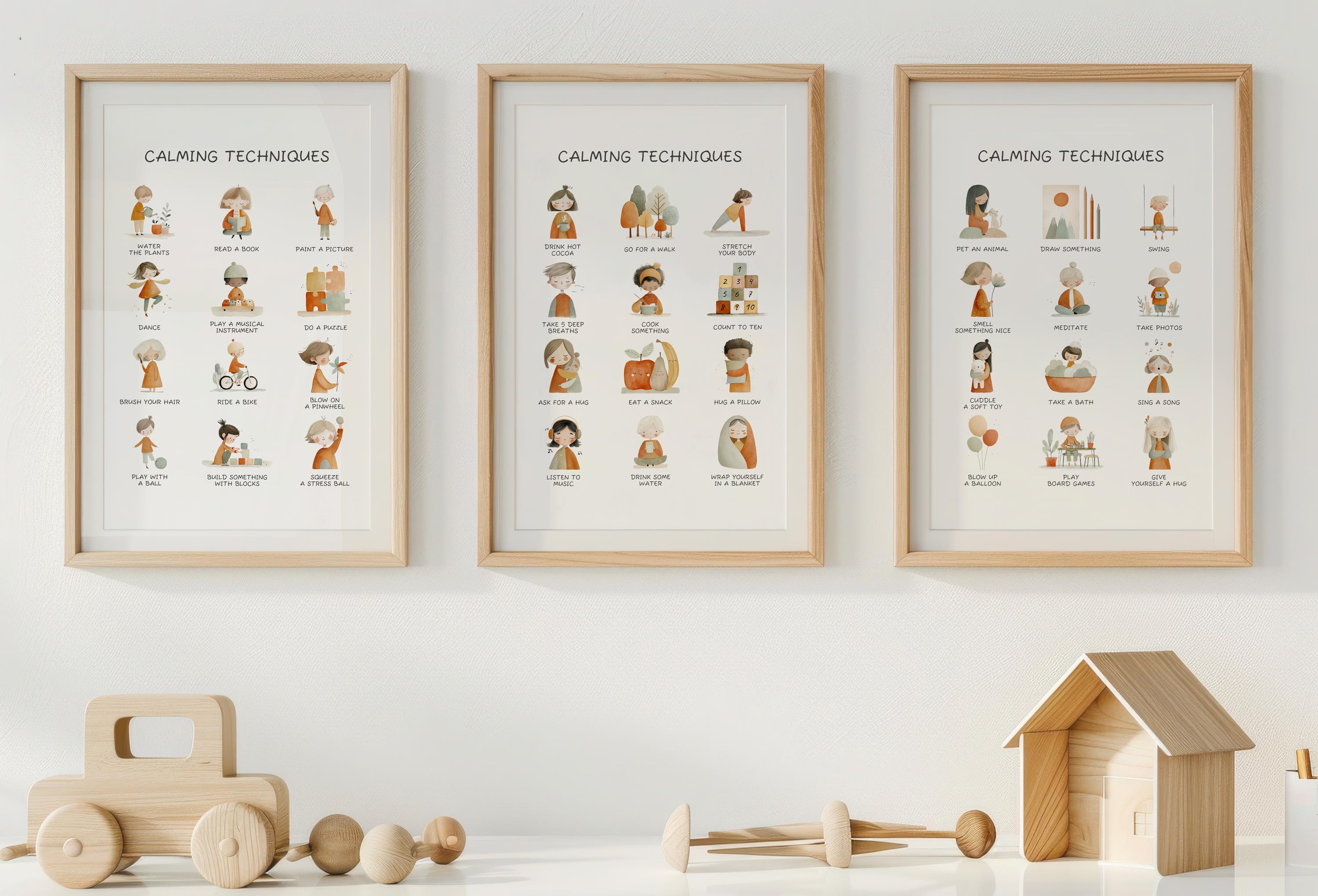 Feelings Poster, Calming Techniques, Calming Corner Printable, Emotions ...