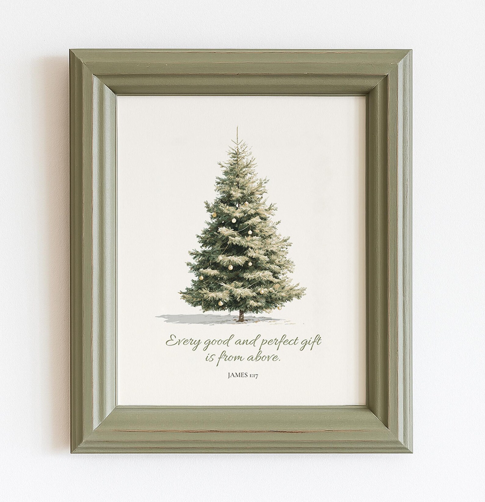 Modern Christian Christmas Wall Art Set Bible Verse Holiday Posters ...