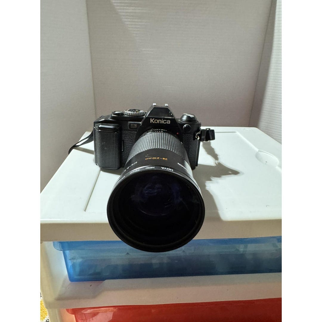 Konica FS-1, 35mm Vintage Film Camera With Kiron 28-210mm Lens - Etsy