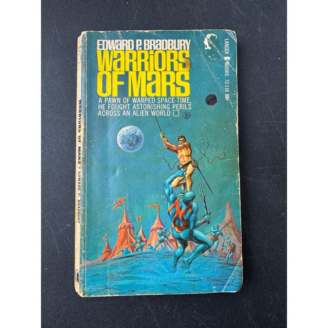 Warriors of Mars Edward P Bradbury Lancer Books 1965 Sci Fi Paperback ...
