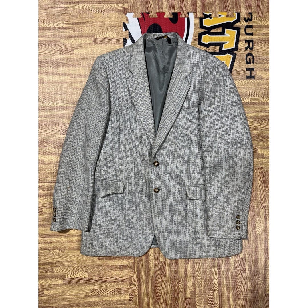 Mens Farah Country Wear of Texas Suit Sport Coat Jacket Tweed Vintage ...
