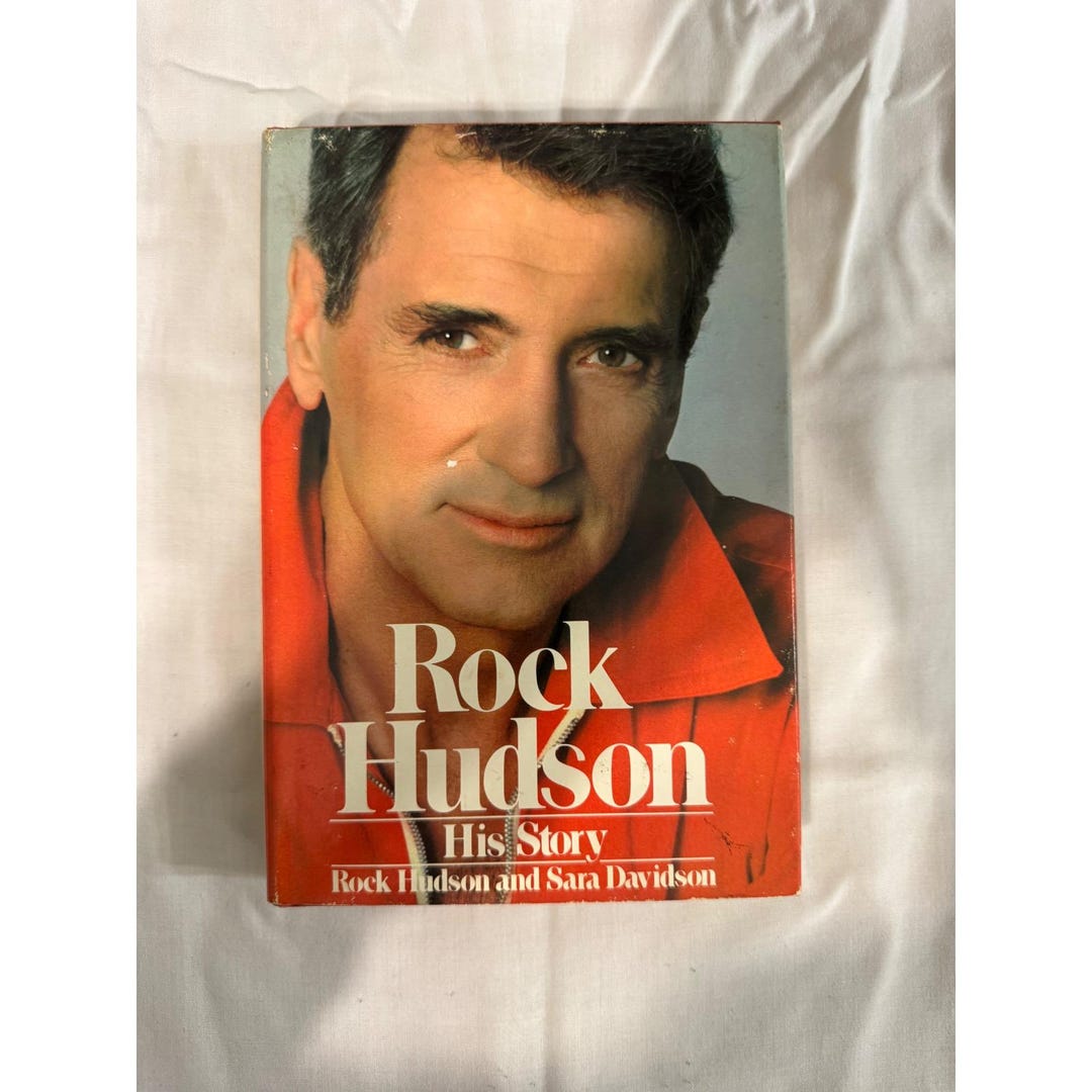 Rock Hudson His Story Autobiography Hardcover Book - Etsy