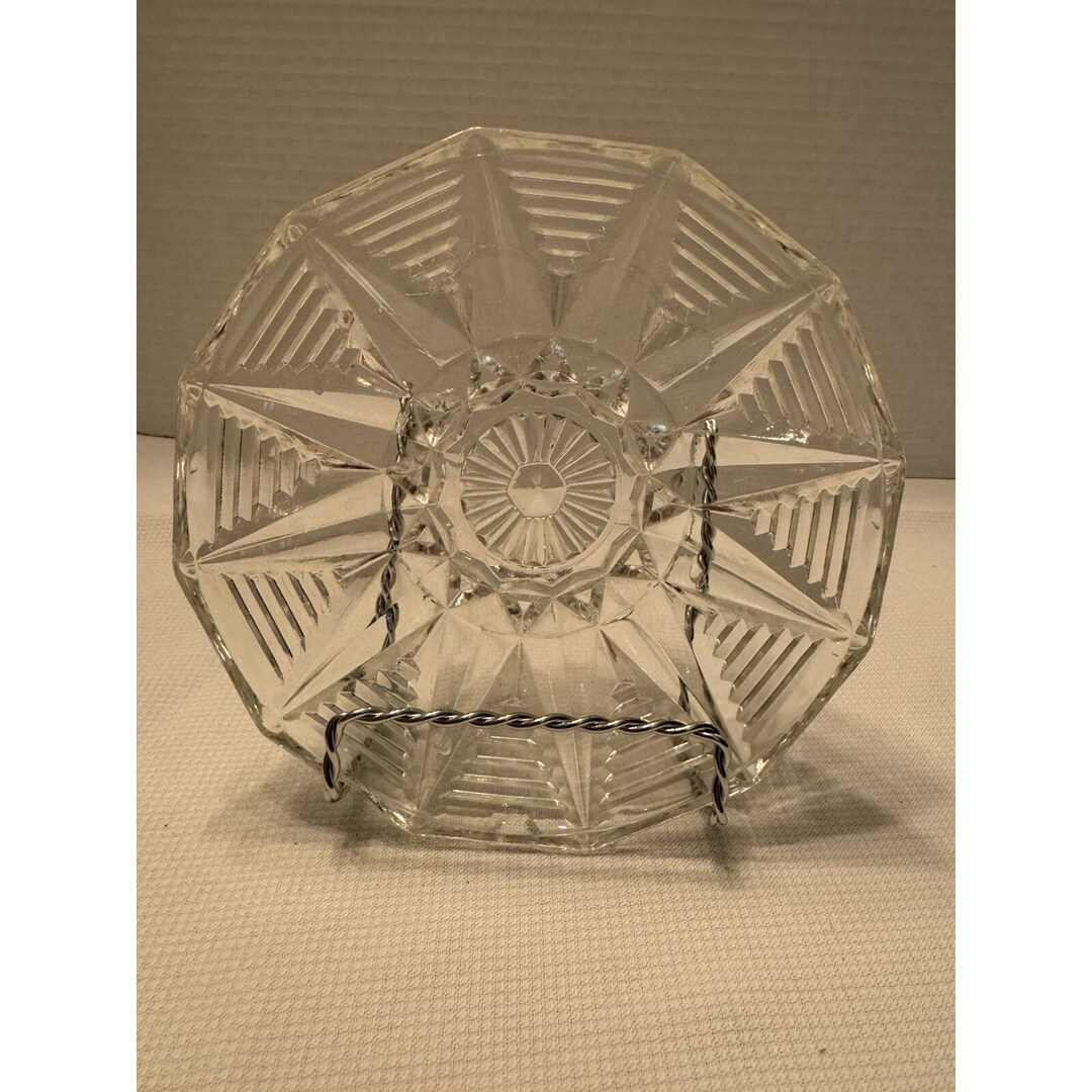 RARE Vintage Anchor Hocking Pattern 158, Ladder and Star Point 6.25 ...