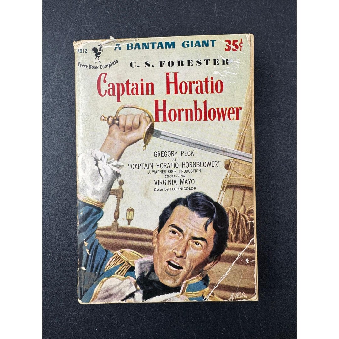 Captain Horatio Hornblower Bantam Giant 4912 C.S. Forester Gregory Peck ...