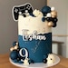 Gamer Cake Topper Set: Acrylic Controller, Name, Age - Etsy