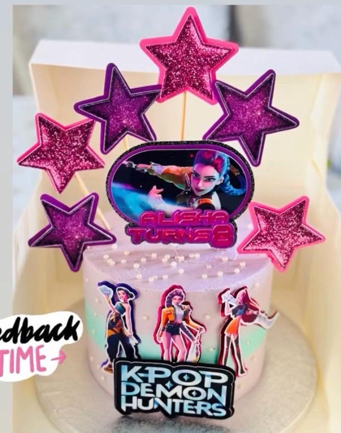 K Pop Demon Hunter Cake Topper Set | K Pop Cake Toppers | 3D Cake ...