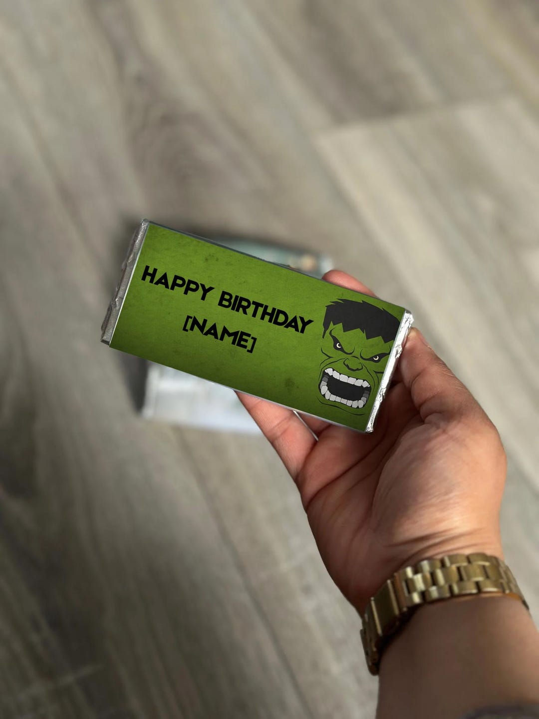 Personalized Hulk Chocolate Bar: Kids Birthday Party Favors - Etsy