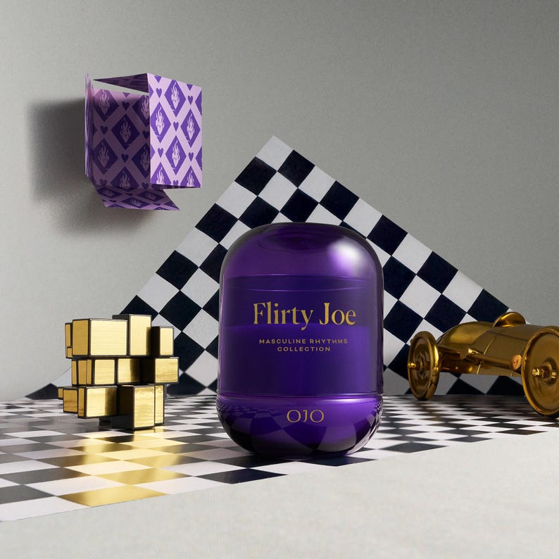 OJO Flirty Joe Scented Candle – 7.8 Oz Jar Candle +35-hour Long-lasting ...