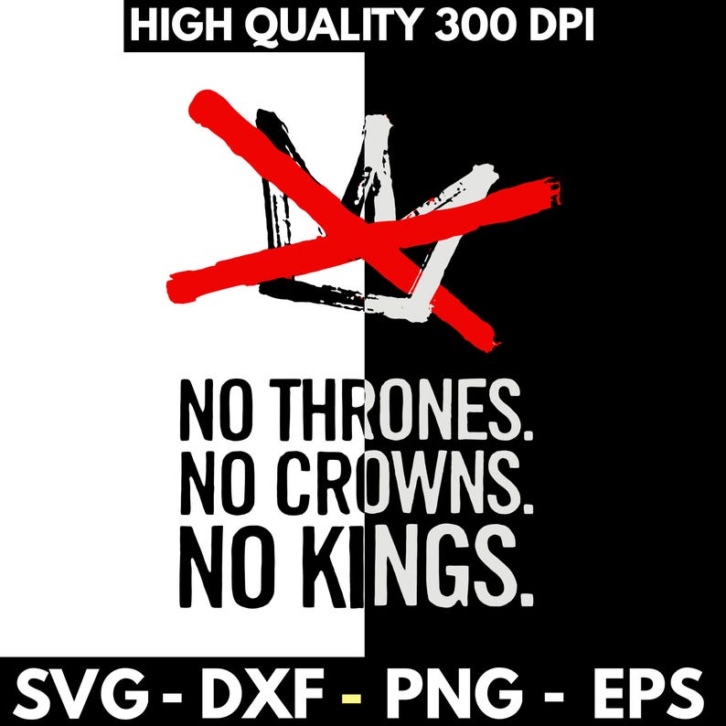 No Thrones No Crowns No Kings SVG PNG , Anti Crown Svg, Punk Rebel Svg ...