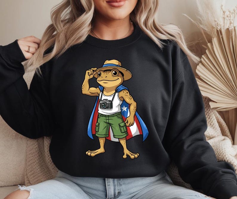 Rican Sapo Concho Coqui Frog Funny Puerto Rico Flag Hispanic SNG PNG - Etsy
