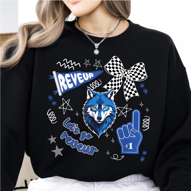 Reveur Wolf Mascot Png, Cheer Team Spirit Sublimation Design, Sports ...
