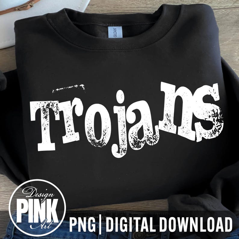Trojans PNG, School Spirit Design, Digital Download for T-shirts ...