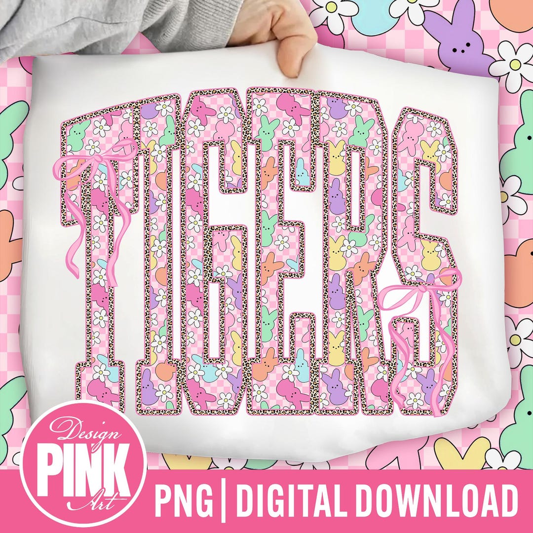 Tigers Easter PNG, Easter Tigers Shirt Design, Bunny Easter Tigers PNG ...