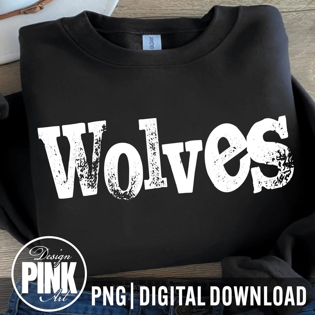 Wolves PNG, School Spirit Design, Digital Download for T-shirts ...